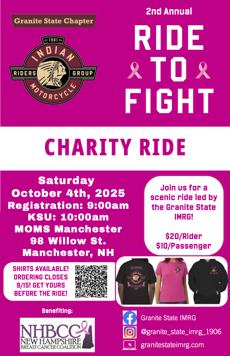 Charity Ride – Ride to Fight Breast Cancer – Granite State IMRG
